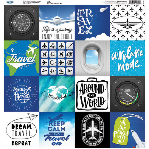 Reminisce - Take A Flight - 12x12 Sticker Sheet – TM on the Go ...